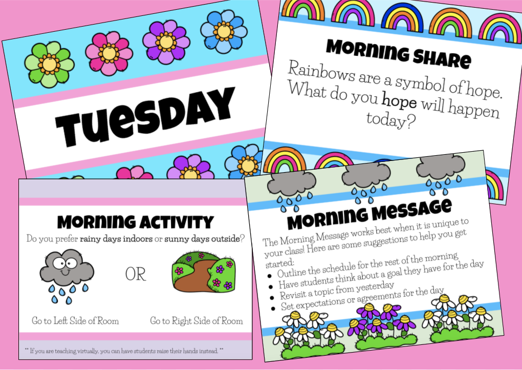 March Morning Meeting Ideas for Virtual, In-Person, and Hybrid Teaching ...