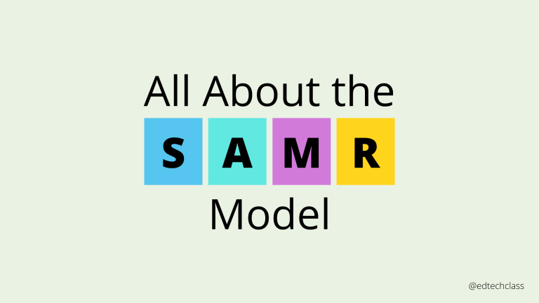 All About SAMR: A Teacher’s Guide to the SAMR Tech Integration Model ...