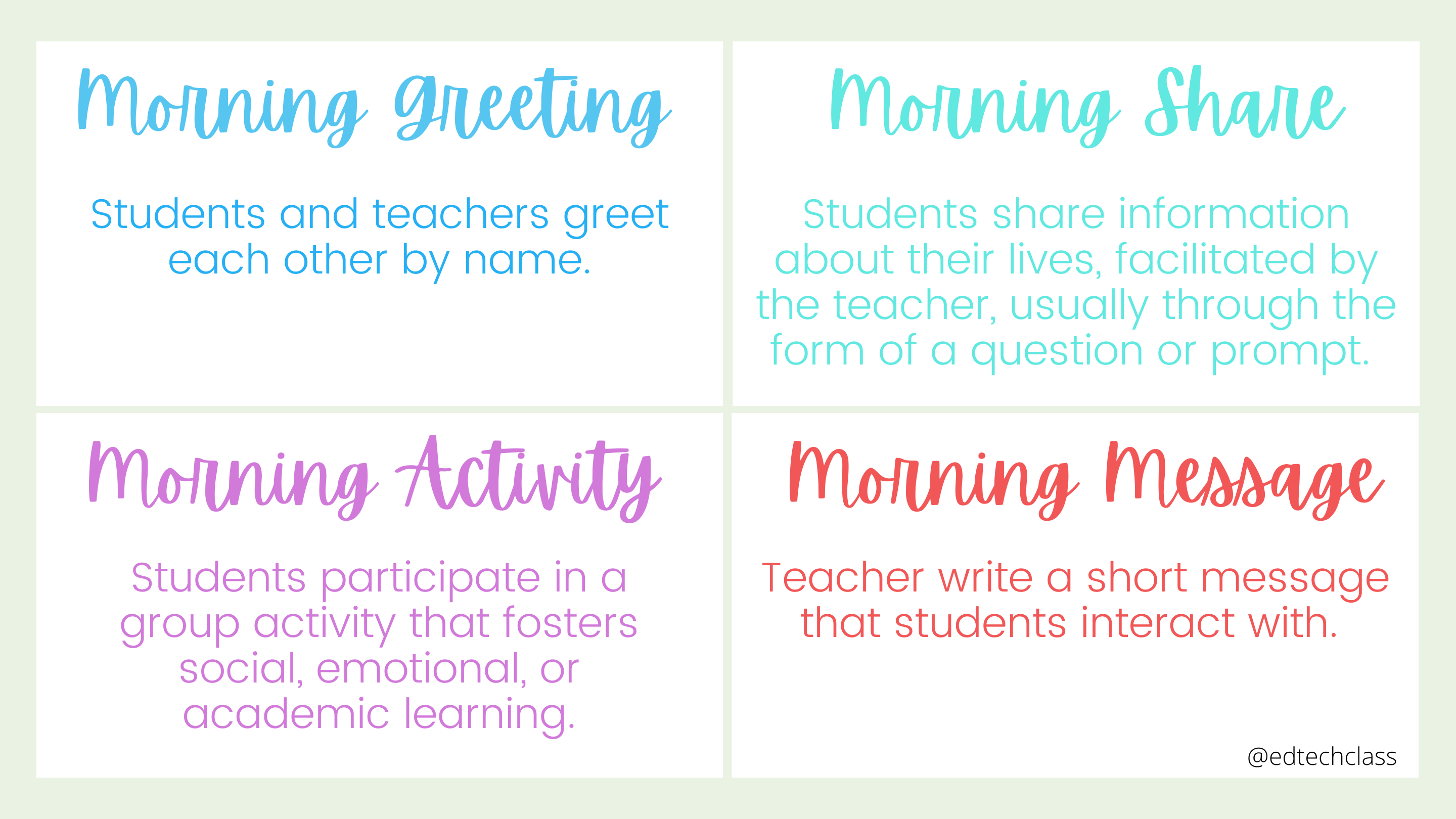 All About Morning Meeting: A Teacher’s Guide to Responsive Classroom ...